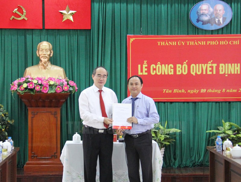 Đồng chí Lê Hoàng Hà giữ chức Bí thư Quận ủy Tân Bình