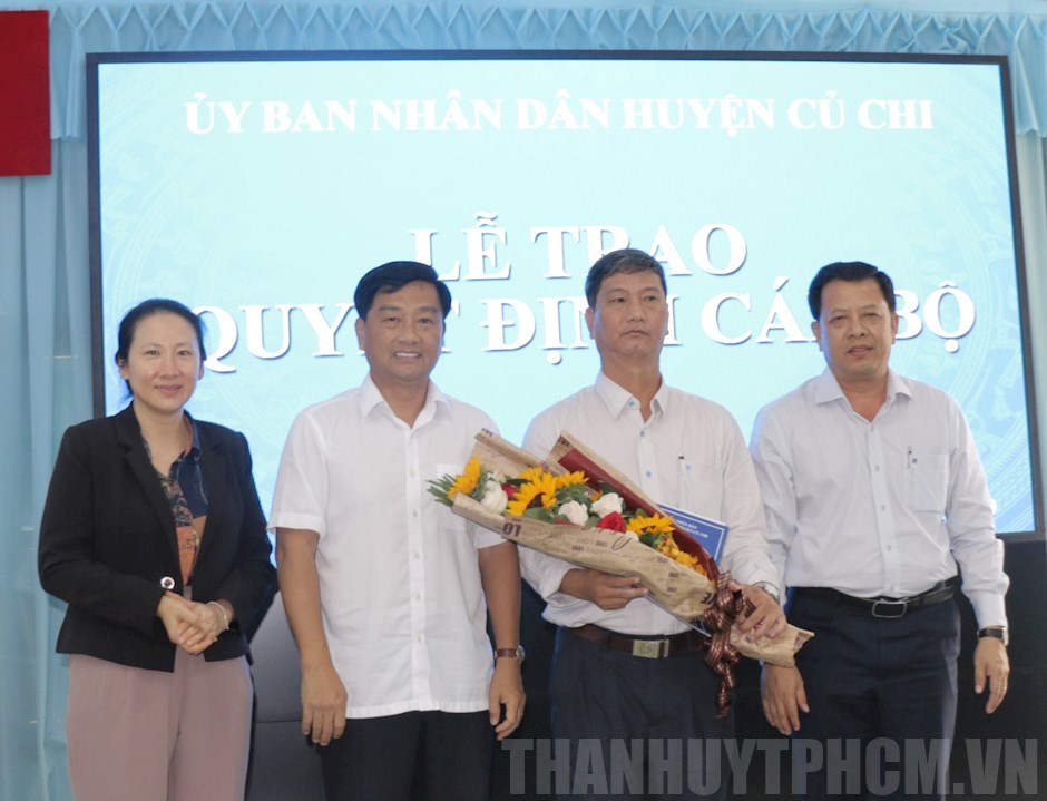 Đồng chí Nguyễn Văn Hạnh giữ chức Chánh văn phòng HĐND – UBND huyện Củ Chi