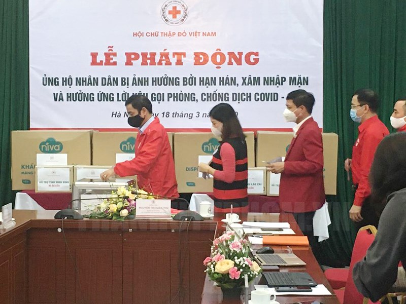 Hội Chữ thập đỏ Việt Nam kêu gọi ủng hộ nhân dân bị hạn hán, xâm nhập mặn