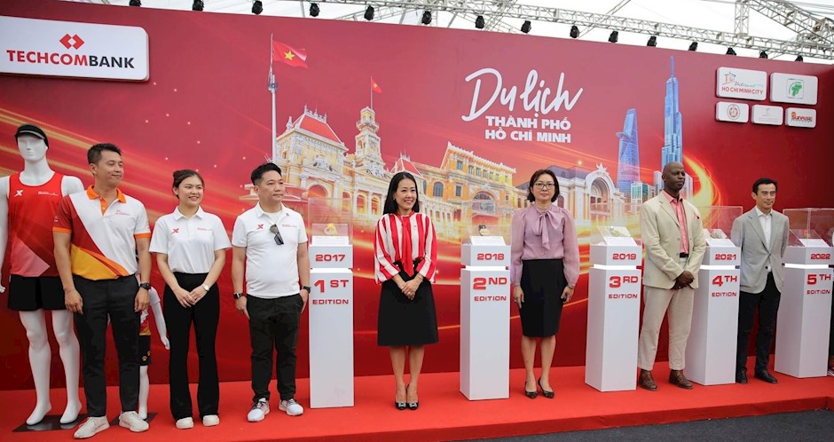 Gần 12.000 vận động viên tham gia Giải chạy Marathon Quốc tế TPHCM Techcombank