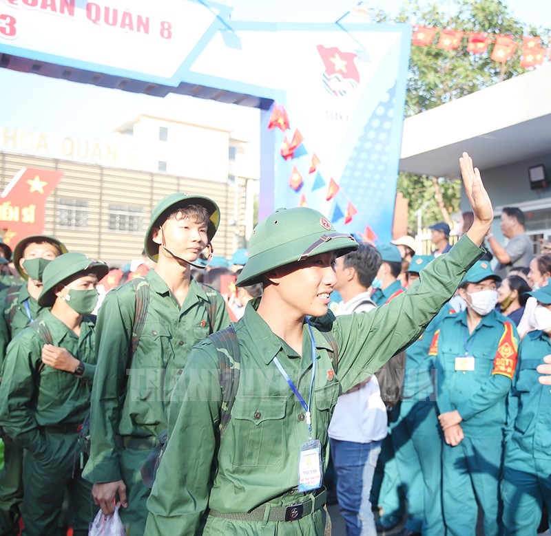 Tự hào được mang quân phục màu xanh áo lính