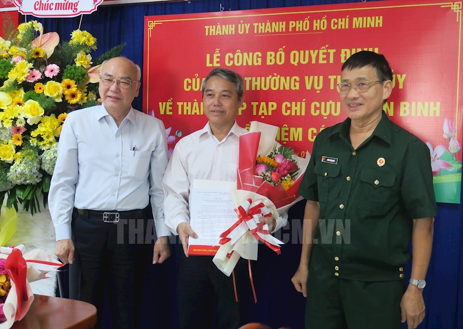 Đồng chí Phan Gia Hoài giữ chức Phó Tổng biên tập phụ trách Tạp chí Cựu ...