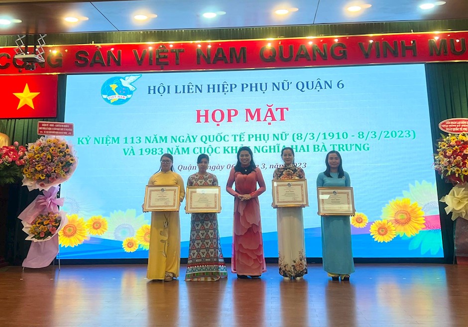Quận 6: Họp mặt kỷ niệm 113 năm ngày Quốc tế Phụ nữ 8/3 và 1983 năm ...