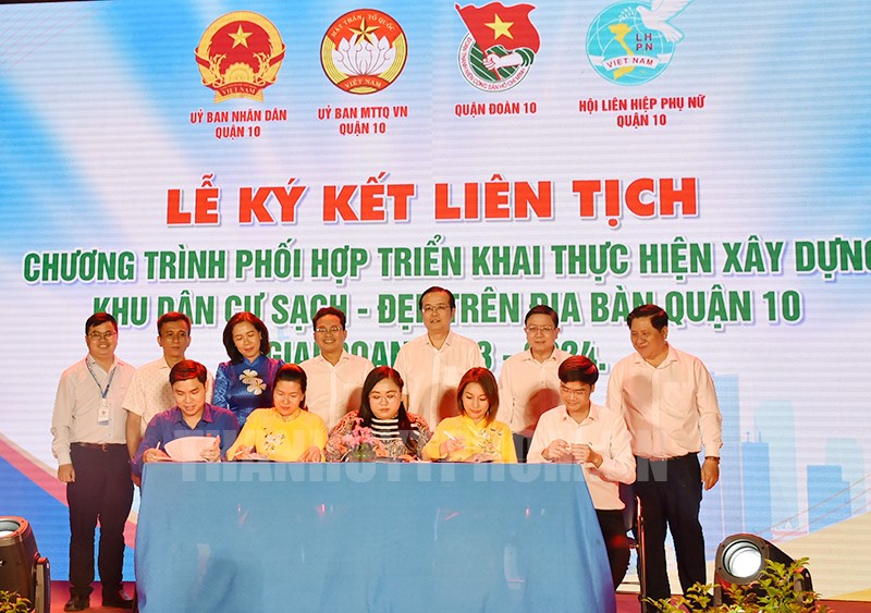 Quận 10: Phát động Cuộc vận động “Người dân TPHCM không xả rác ra đường ...