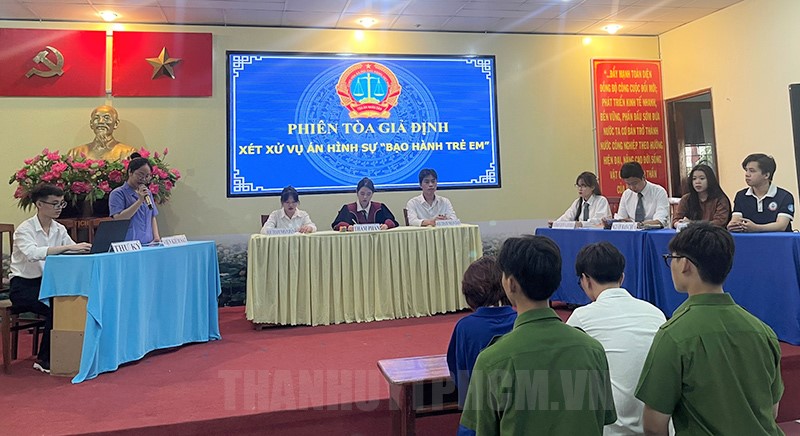 Quận Gò Vấp: Tổ chức Phiên tòa giả định xét xử vụ án hình sự “Phòng ...