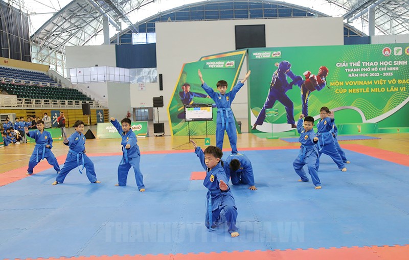Gần 2.000 học sinh tranh tài môn Vovinam, giải thể thao học sinh TPHCM