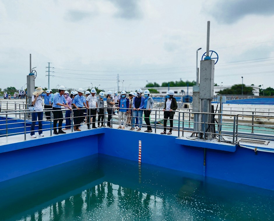 SAWACO tổ chức tham quan thực tế tại Nhà máy nước Tân Hiệp
