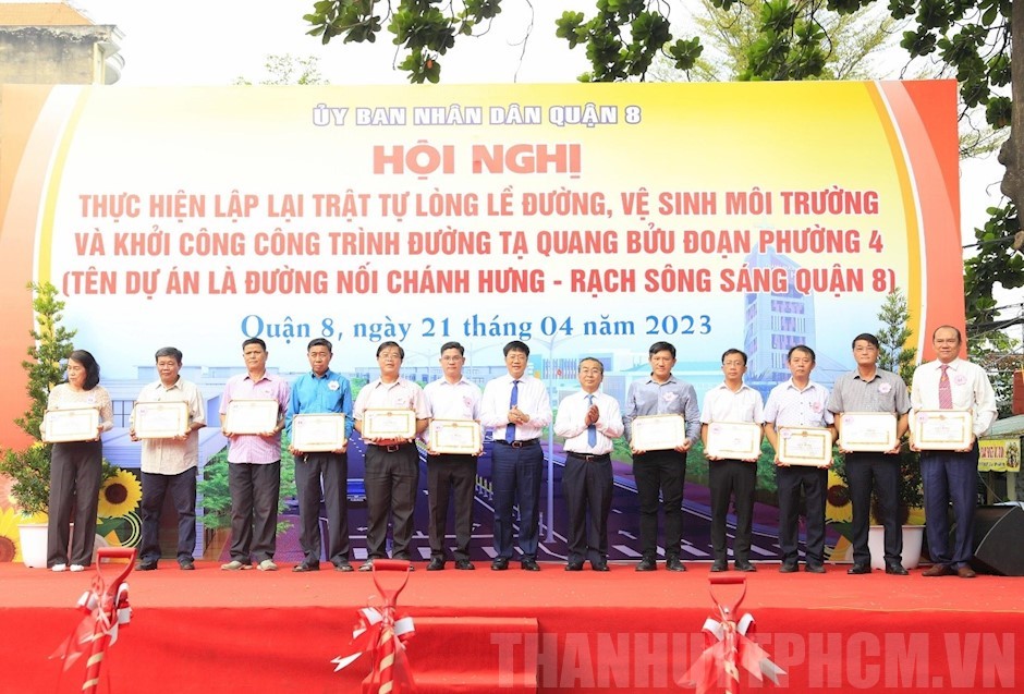 Quận 8: Khởi công công trình đường Tạ Quang Bửu đoạn Phường 4