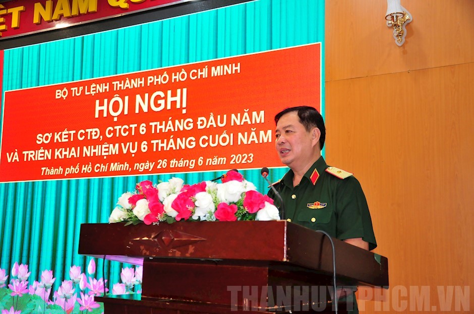 Bộ Tư lệnh TPHCM: Sơ kết công tác Đảng, công tác Chính trị 6 tháng đầu ...