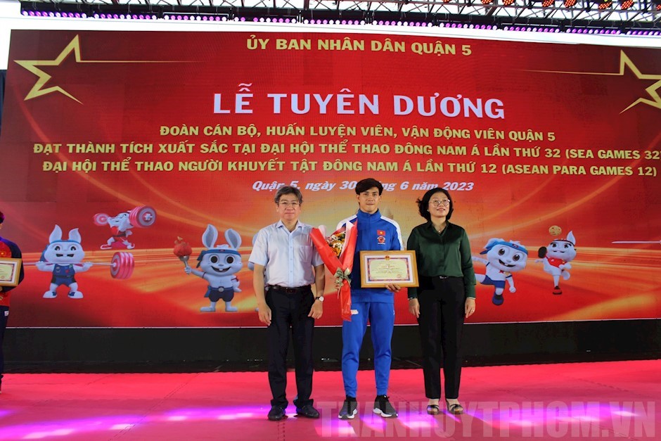 Quận 5: Tuyên dương vận động viên xuất sắc tham gia SEA Games 32 và ...