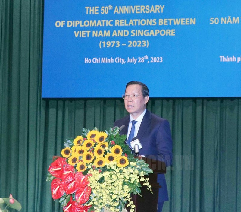 TPHCM kỷ niệm 50 năm thiết lập quan hệ ngoại giao Việt Nam - Singapore