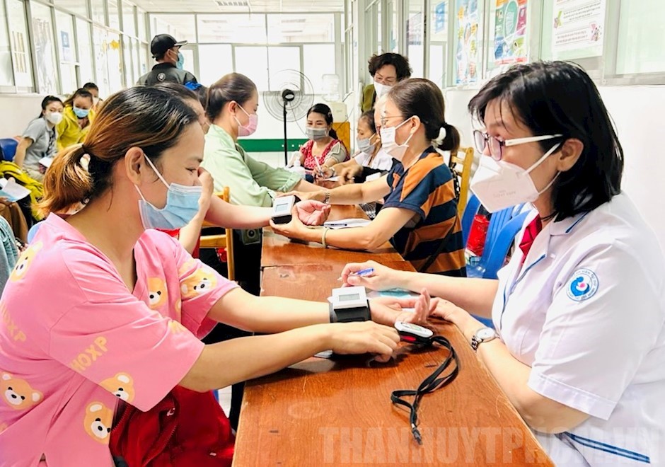 1.000 công nhân lao động Công ty TNHH Pouyuen Việt Nam tham gia Ngày hội “Vì sức khỏe người lao ...