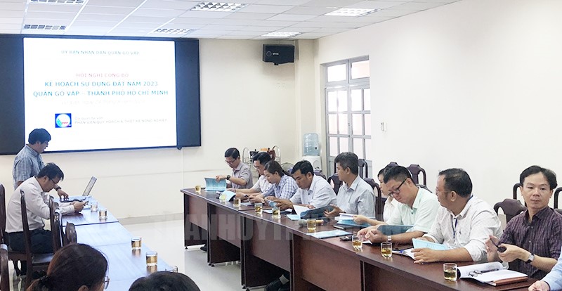 Quận Gò Vấp tổ chức công bố kế hoạch sử dụng đất năm 2023