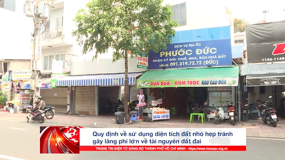 [Video] Quy định về sử dụng diện tích đất nhỏ hẹp tránh gây lãng phí ...