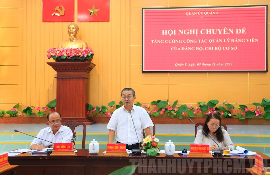 Quận 8: Quan tâm bồi dưỡng, tạo nguồn phát triển đảng viên