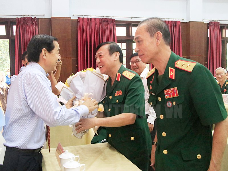 Quận Gò Vấp tổ chức họp mặt cán bộ quân đội nghỉ hưu, nghỉ công tác ...