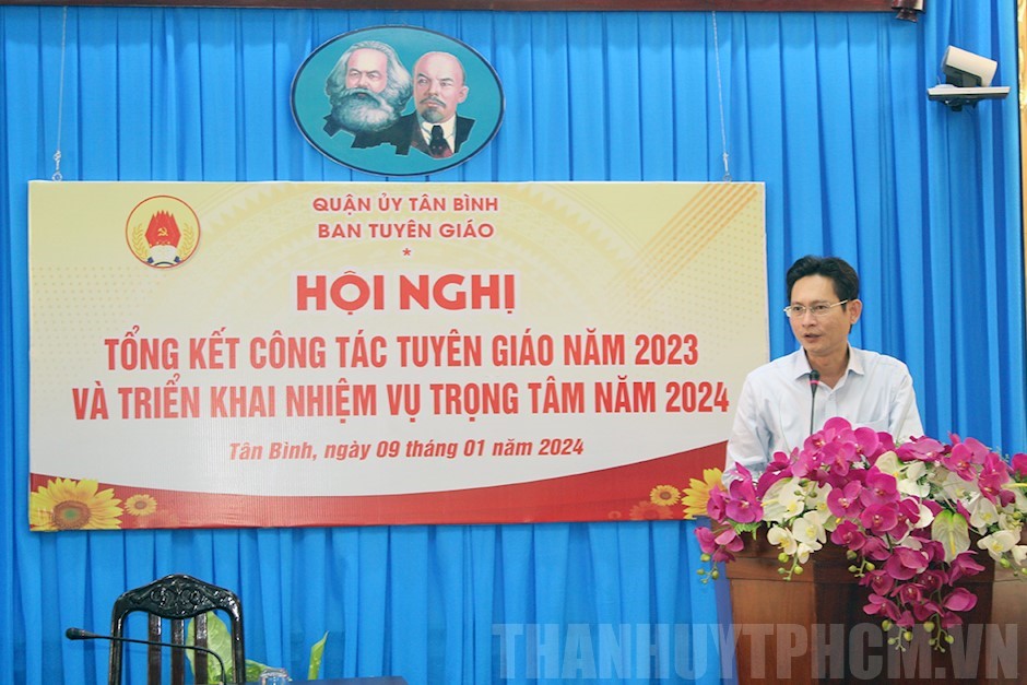 Quận Tân Bình: Tăng cường nắm bắt tâm tư, tình cảm của cán bộ, đảng ...