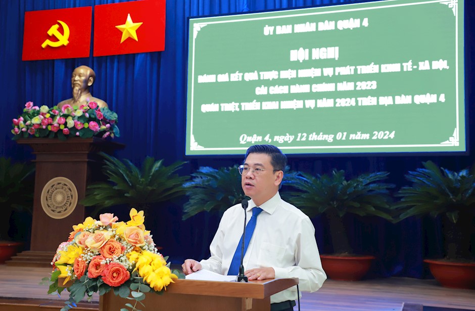 Quận 4: Phấn đấu đạt kết quả cao nhất 14 chỉ tiêu phát triển kinh tế ...