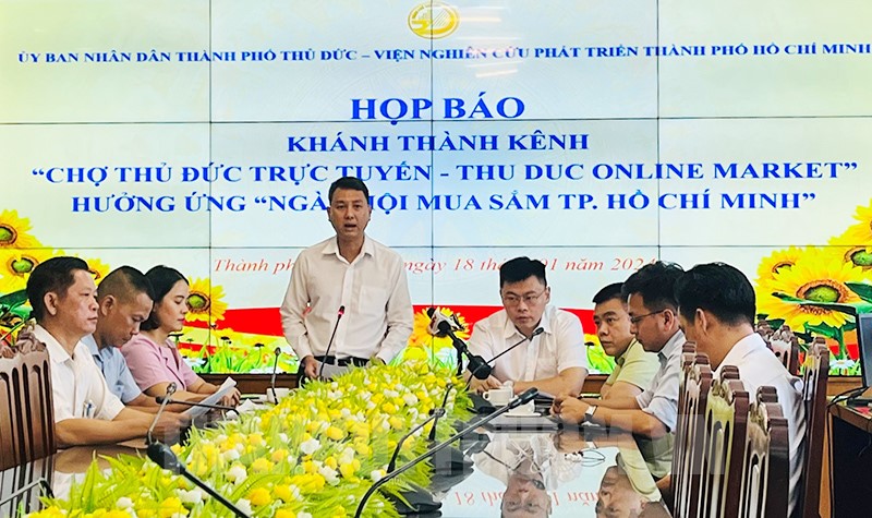Triển khai bán hàng trực tuyến qua kênh “Chợ Thủ Đức trực tuyến - Thu ...