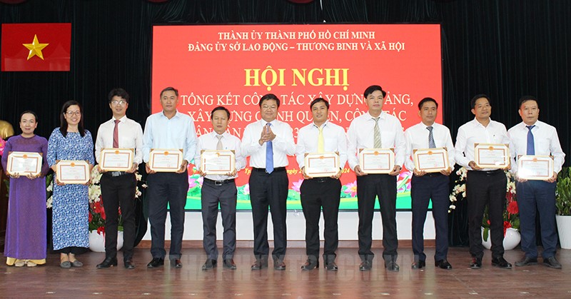 Đảng bộ Sở Lao động- Thương binh và Xã hội TPHCM hoàn thành 70/70 chỉ ...