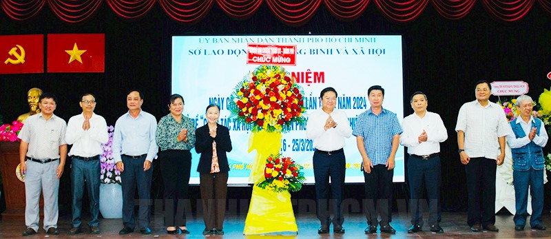 Sở Lao động - Thương binh và Xã hội TPHCM tổ chức lễ kỷ niệm Ngày Công ...