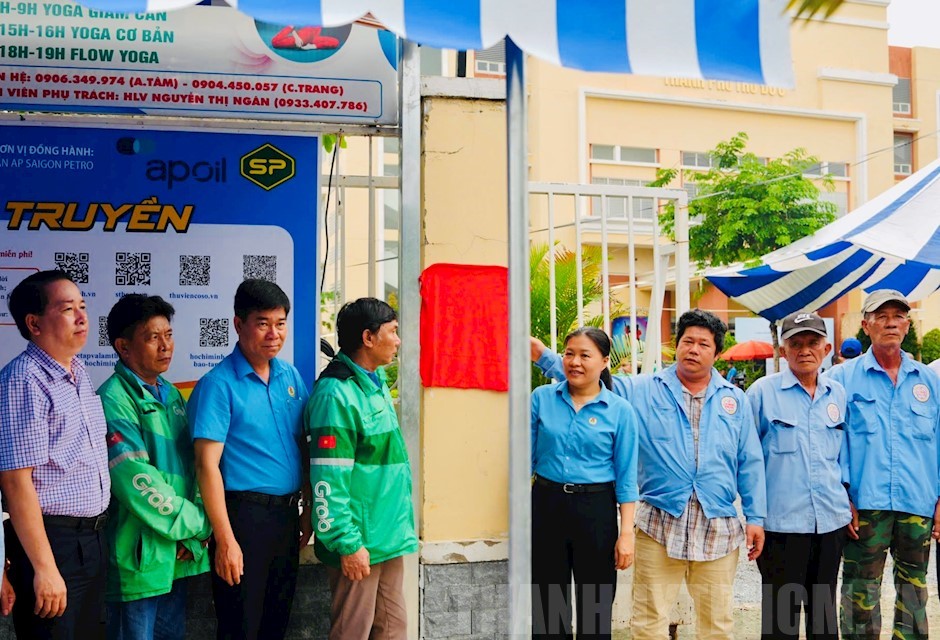 Ra mắt “Điểm dừng chân” miễn phí cho các tài xế xe ôm tại TP Thủ Đức