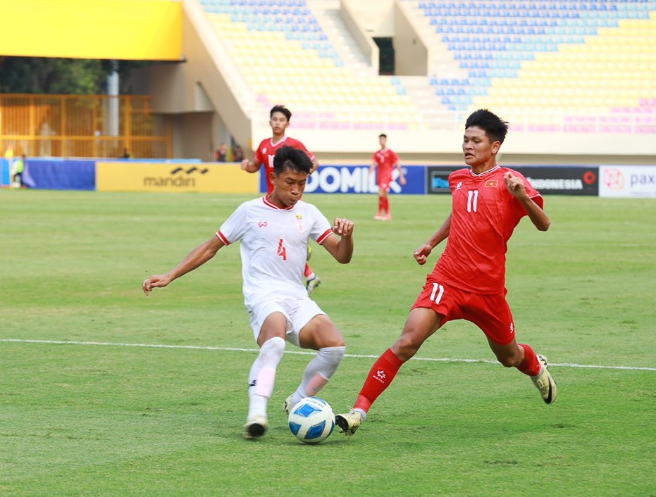 Thắng U16 Myanmar 5-1, đội U16 Việt Nam vào bán kết giải Đông Nam Á