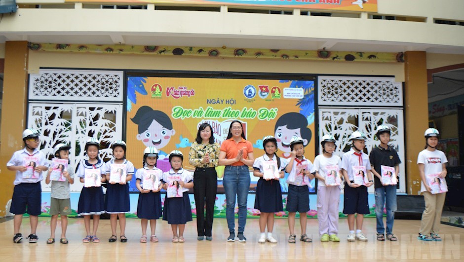 Quận 12: Hơn 200 em thiếu nhi tham gia Ngày hội “Đọc và làm theo báo Đội”