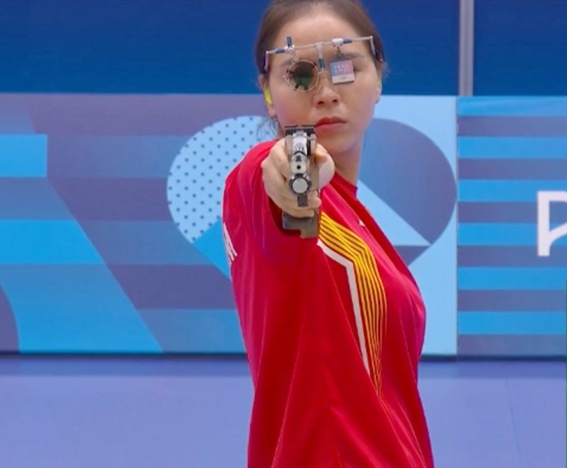 Xạ thủ Trịnh Thu Vinh lỡ hẹn tấm huy chương Olympic Paris 2024