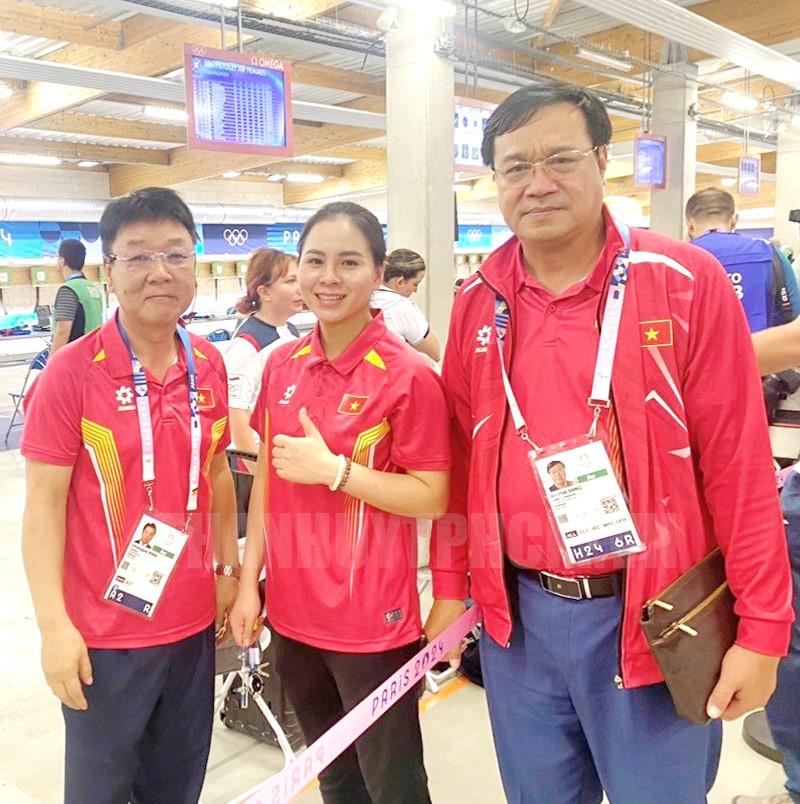 Xạ thủ Trịnh Thu Vinh xếp hạng 7 chung cuộc Olympic nội dung súng ngắn ...