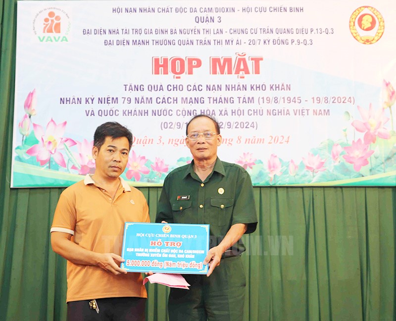 Hội Nạn nhân chất độc da cam/dioxin Quận 3 họp mặt truyền thống chào ...