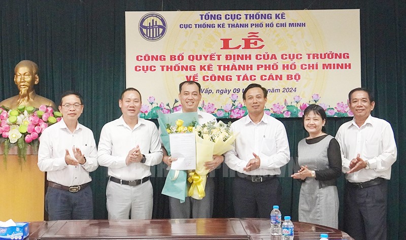 Đồng chí Trần Quốc Huy được giao Quyền Chi Cục trưởng Chi Cục Thống kê quận Gò Vấp