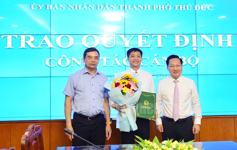 Đồng chí Võ Quốc Trường giữ chức vụ Trưởng phòng Tài chính TP Thủ Đức