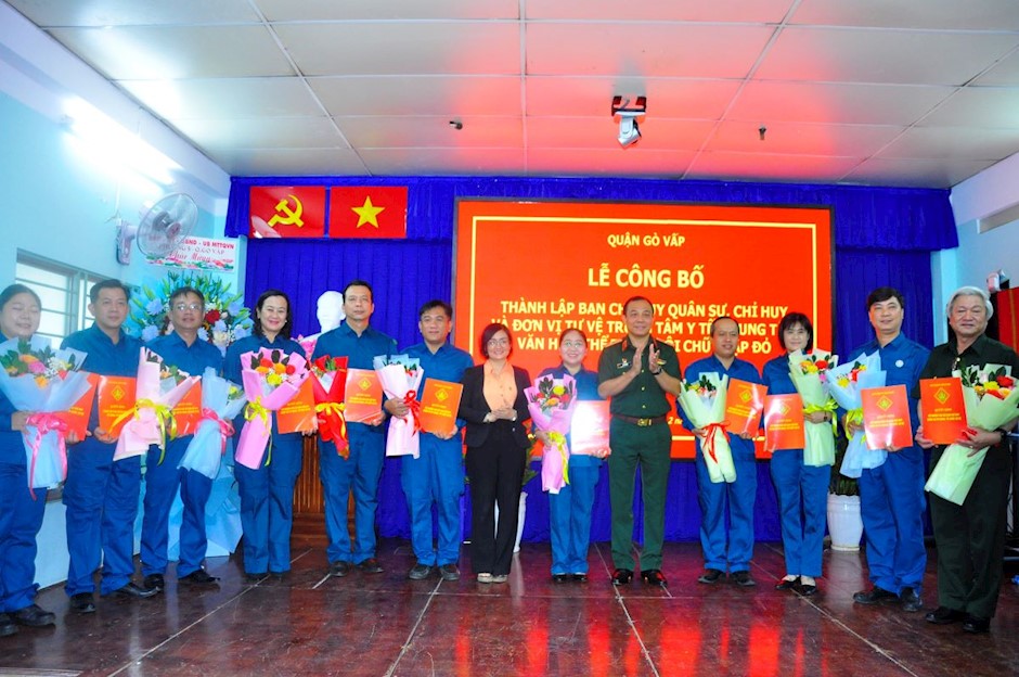 Quận Gò Vấp: Thành lập Ban Chỉ huy quân sự, lực lượng tự vệ các đơn vị