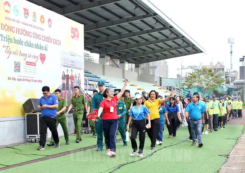 Quận Gò Vấp: Hơn 2.500 vận động viên hưởng ứng Chiến dịch “Triệu bước ...
