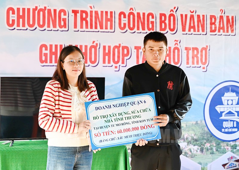 Quận 6 và huyện Tu Mơ Rông (Kon Tum) ký kết hợp tác