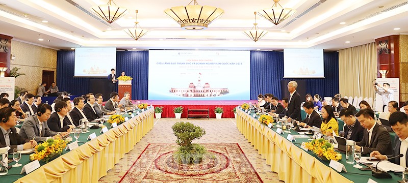 Lãnh đạo TPHCM đối thoại với doanh nghiệp Hàn Quốc
