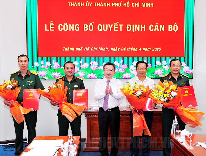 Kiện toàn Ban Chấp hành Đảng bộ Quân sự TPHCM nhiệm kỳ 2020 - 2025