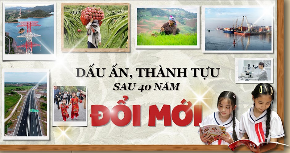 Dấu ấn, thành tựu sau 40 năm đổi mới