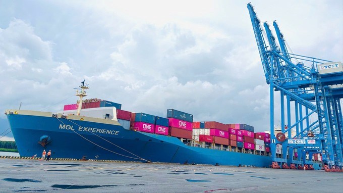 Tân Cảng – Cái Mép đón chuyến tàu đầu tiên kết nối trực tiếp Việt Nam ...